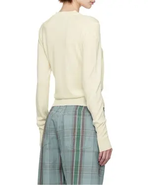 VIVIENNE WESTWOOD Logo Embroidered Knitted Cardigan