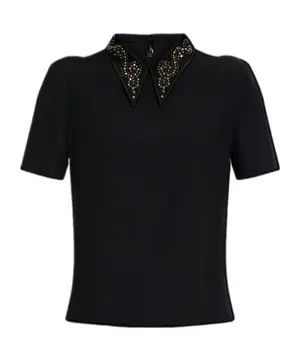 Versace Embellished Blouses