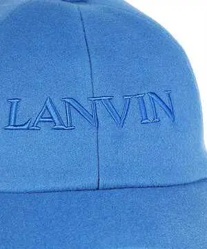 LANVIN Logo Baseball Cap - Blue