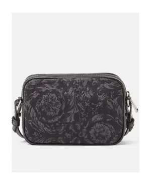 Versace Barocco Athena Zip-up Messenger Bag