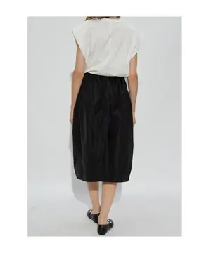 Fabiana Filippi Round Neck Dress With Drawstring Waist