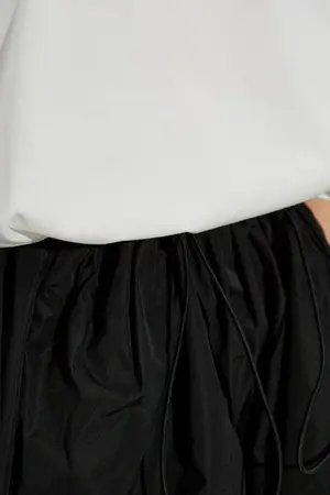 Fabiana Filippi Round Neck Dress With Drawstring Waist
