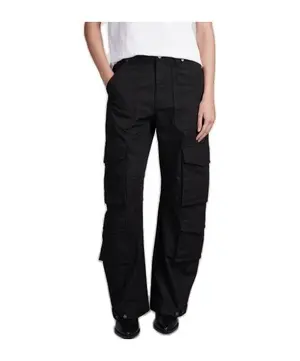 GOLDEN GOOSE Straight-leg Cargo Trousers - Black