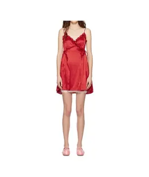 Simone Rocha Satin Patchwork Ballet Dress