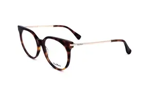 Max Mara Round Frame Eyeglasses - Black