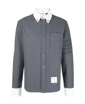 Thom Browne Cotton Long-sleeved Shirt
