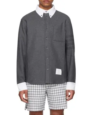 Thom Browne Cotton Long-sleeved Shirt