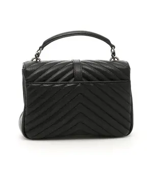 Saint Laurent College Medium Shoulder Bag - Black