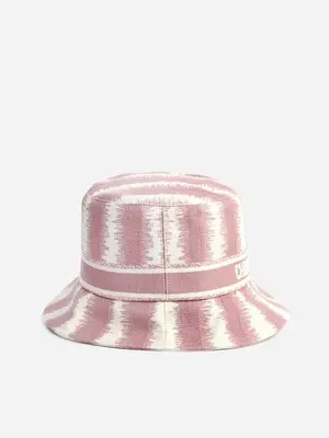 Dior Striped Bucket Cap