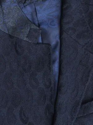 Etro Single-breasted Logo Detailed Blazer