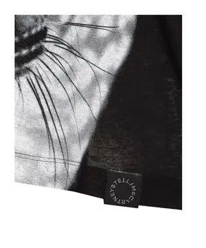 Stella McCartney Graphic Print Crewneck T-shirt - Black
