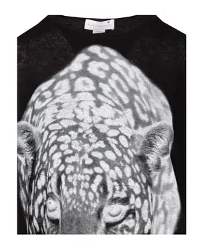 Stella McCartney Graphic Print Crewneck T-shirt - Black