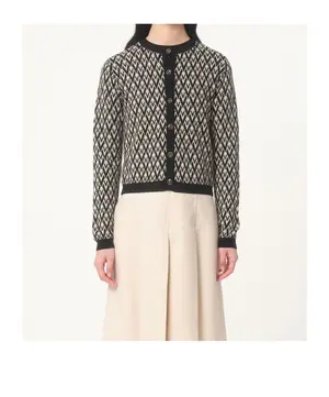 Valentino Garavani Toute La V-jacquard Button-up Cardigan