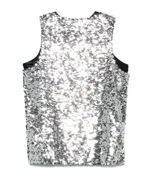 Junya Watanabe Sequin Embellished Sleeveless Top