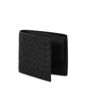Bottega Veneta Folding Wallet - Black