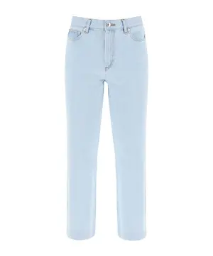 A.p.c. Cropped Jeans With Washing Effect