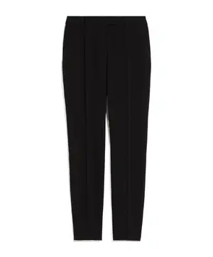 Max Mara Jerta Pleated Detail Pants - Black