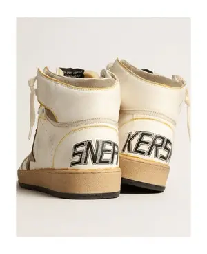GOLDEN GOOSE Sky Star High-top Sneakers - Nude