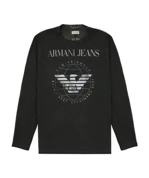 Emporio Armani Logo Details Long-sleeved T-shirt