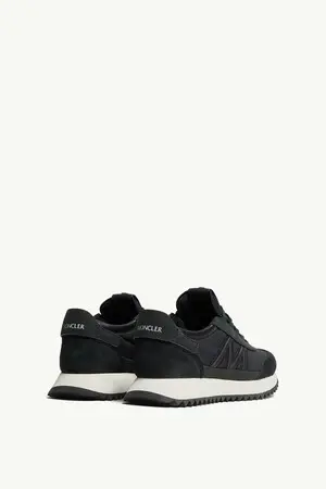 Moncler Pacey2 Suede Nubuck Sneakers - Black
