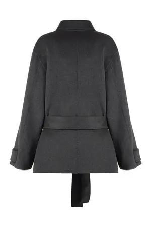 Philosophy Di Lorenzo Serafini Double-breasted Coat With Belt