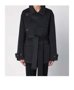 Philosophy Di Lorenzo Serafini Double-breasted Coat With Belt