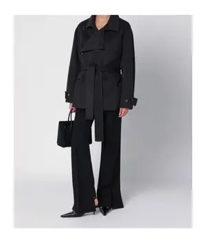 Philosophy Di Lorenzo Serafini Double-breasted Coat With Belt
