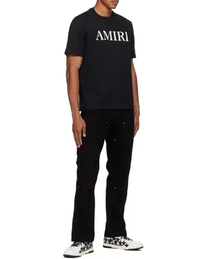 Amiri Logo Print T-shirt - Black