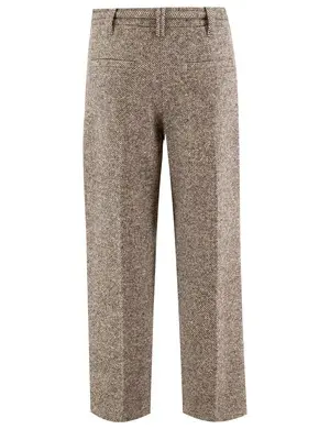 Brunello Cucinelli Cropped Straight-leg Trousers