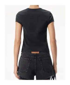 Alexander Wang Logo Embellished Crewneck T-shirt