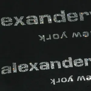 Alexander Wang Logo Embellished Crewneck T-shirt - Black