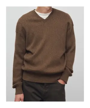THE ROW Thayer Cashmere Silk V-neck Sweater