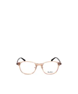 Max Mara Full Rim Rectangle Eyeglasses - White