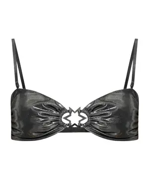 MISBHV Star-plaque Bikini Top - Black