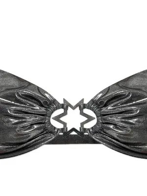 MISBHV Star-plaque Bikini Top - Black