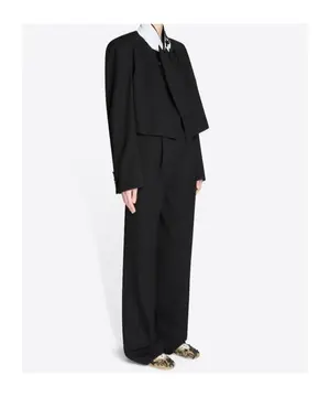 Dries Van Noten Tailored Pleated Straight-leg Trousers - Black