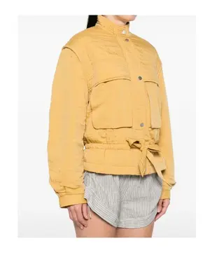 Isabel Marant Étoile Blandina Tie-detailed Jacket - Yellow
