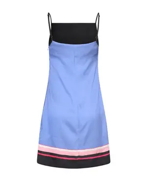 Versace Graphic Print Sleeveless Mini Dress