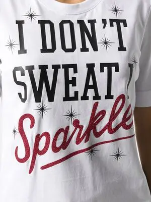 Moschino Slogan Print T-shirt - White