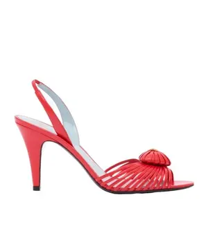 Valentino Garavani Coeur Royal Kidskin Sandal 85mm - Red