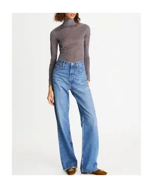 Tory Burch Metallic Lurex Turtleneck Jumper