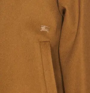 Burberry Zip-up High Neck Cashmere Jacket