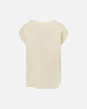 Aspesi Lace-up Short-sleeve Blouse