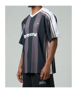 BARROW Mesh Stripe T-shirt - Black
