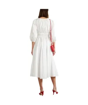 Altuzarra Pleated Midi Dress