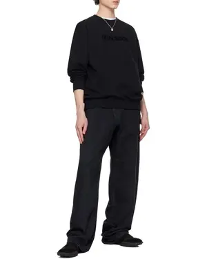J.W.ANDERSON Logo Embroidered Crewneck Sweatshirt