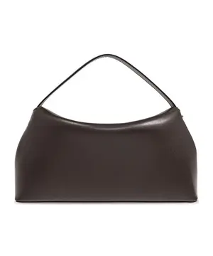 TOTEME T-lock Top Handle Medium Shoulder Bag - Black