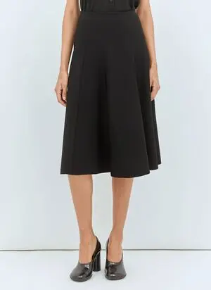 THE ROW Harley Mid-rise Midi Skirt