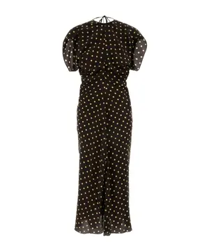 Marni Printed Flared Crepe Dress