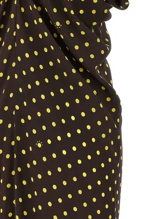 Marni Printed Flared Crepe Dress - No